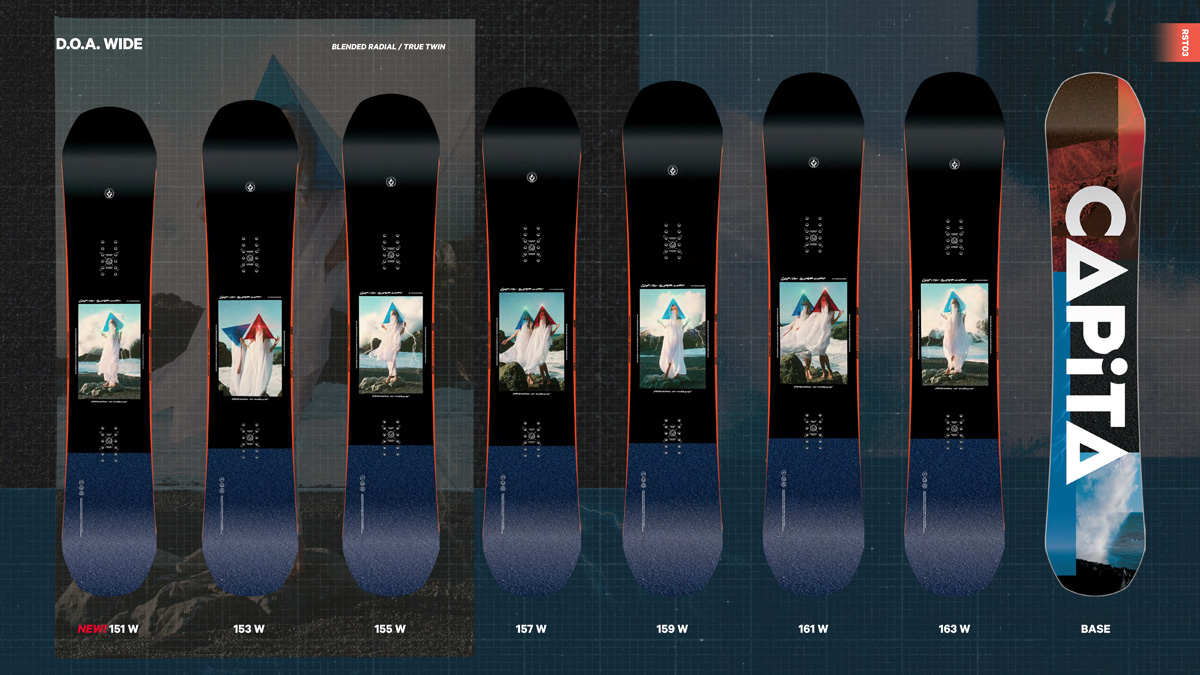 23-24 CAPiTA(ｷｬﾋﾟﾀ)・DOA [WIDEモデル] [151cm 153cm 155cm 157cm 159cm 161cm ...